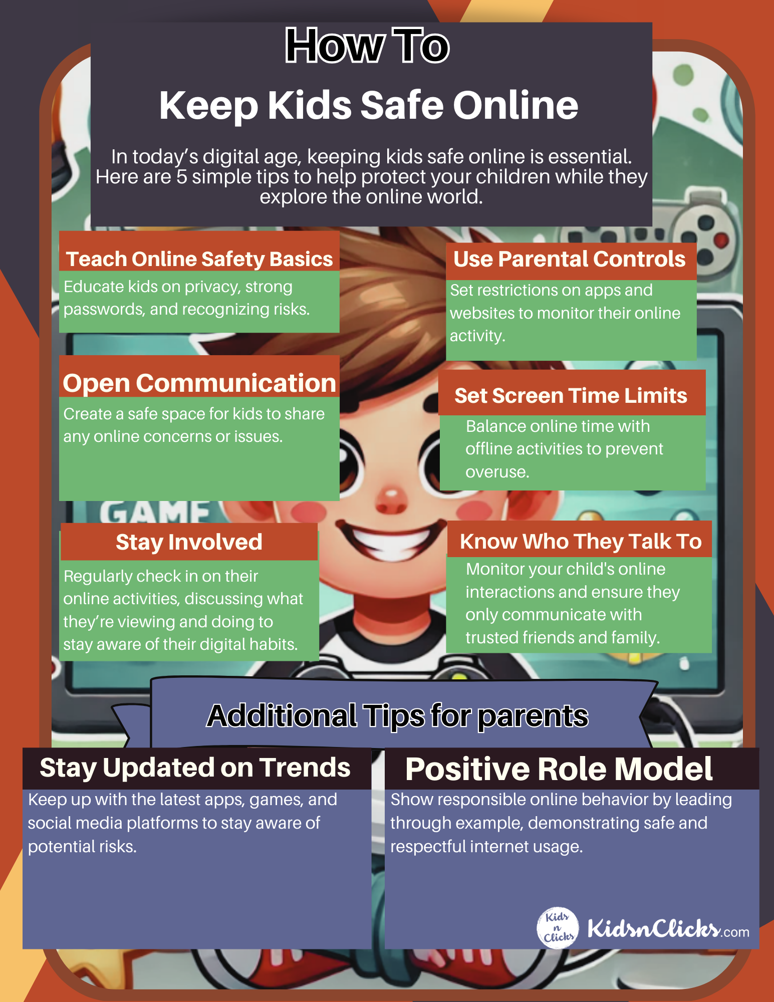 5 Simple Tips to Keep Kids Safe Online – Learning 5 Simple Tips to Keep Kids Safe Online – Learning